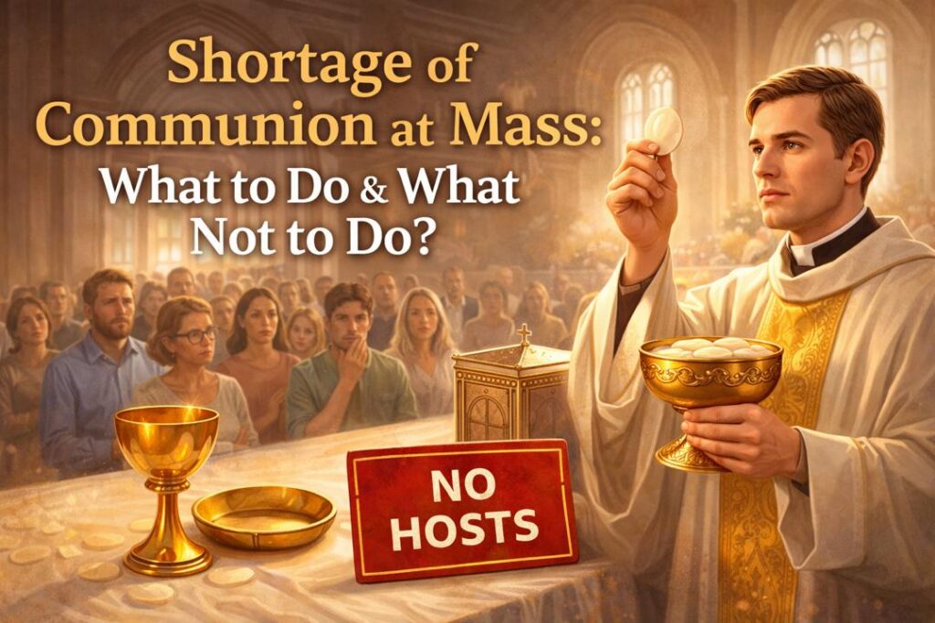 Shortage of Communion at Mass: What to Do and What Not to Do? - The ...